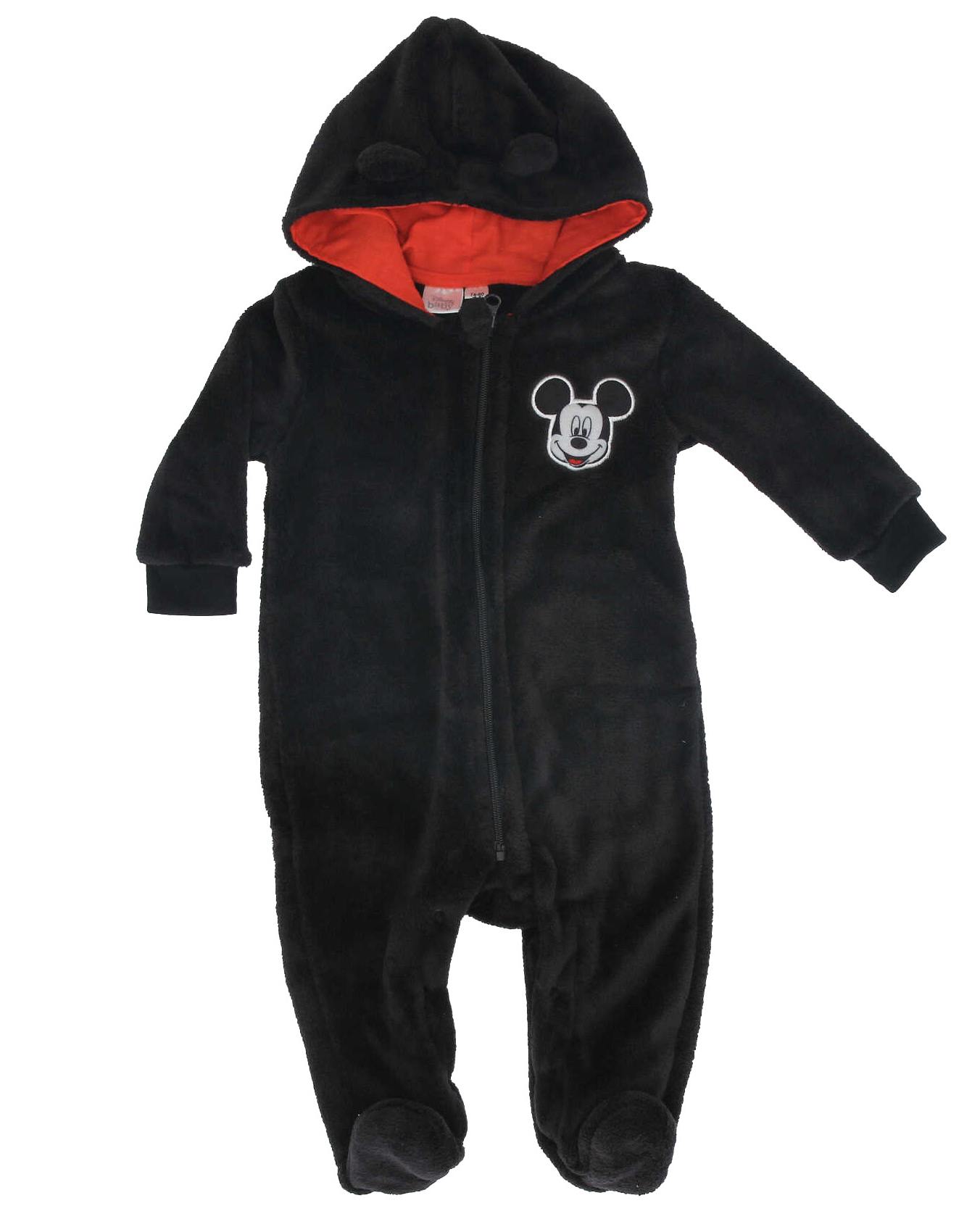 Dětský overal Mickey Mouse černý